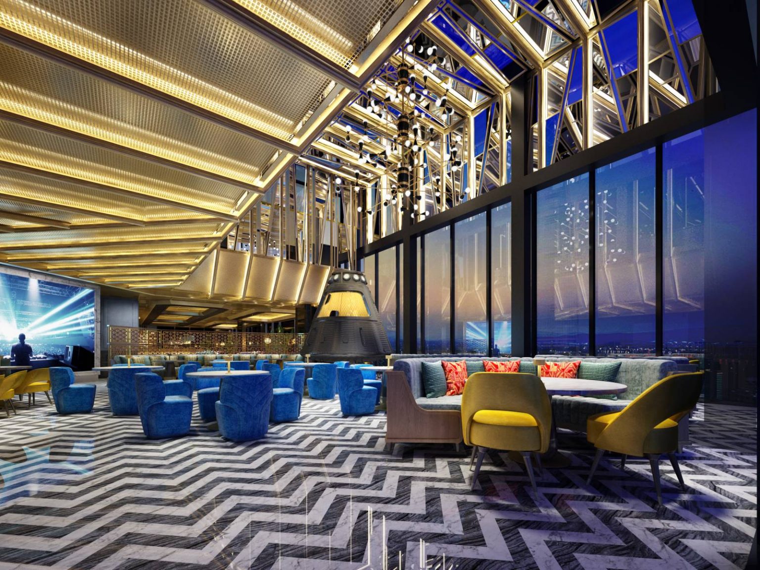 Latitude 32 | Sofitel Ambassador Seoul | Rooftop bar with a view